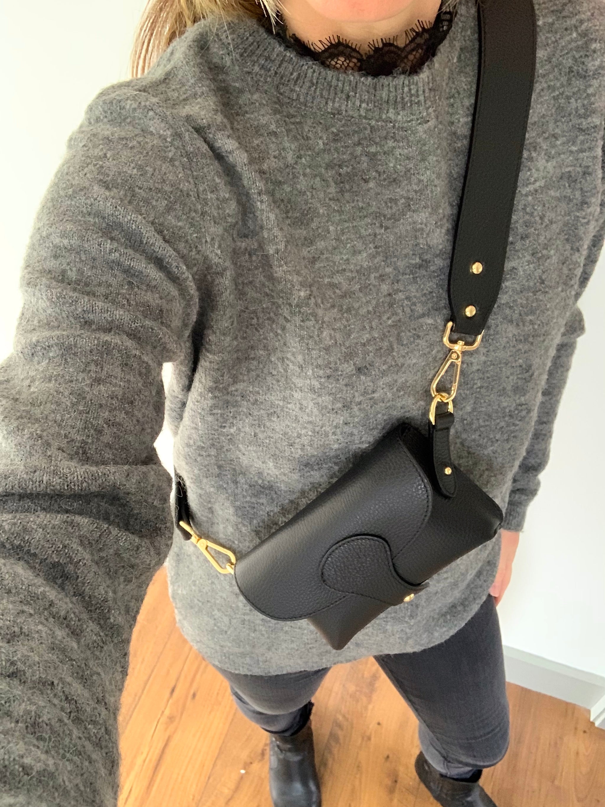 Mini Body Bag - Black – Minsky London Ltd