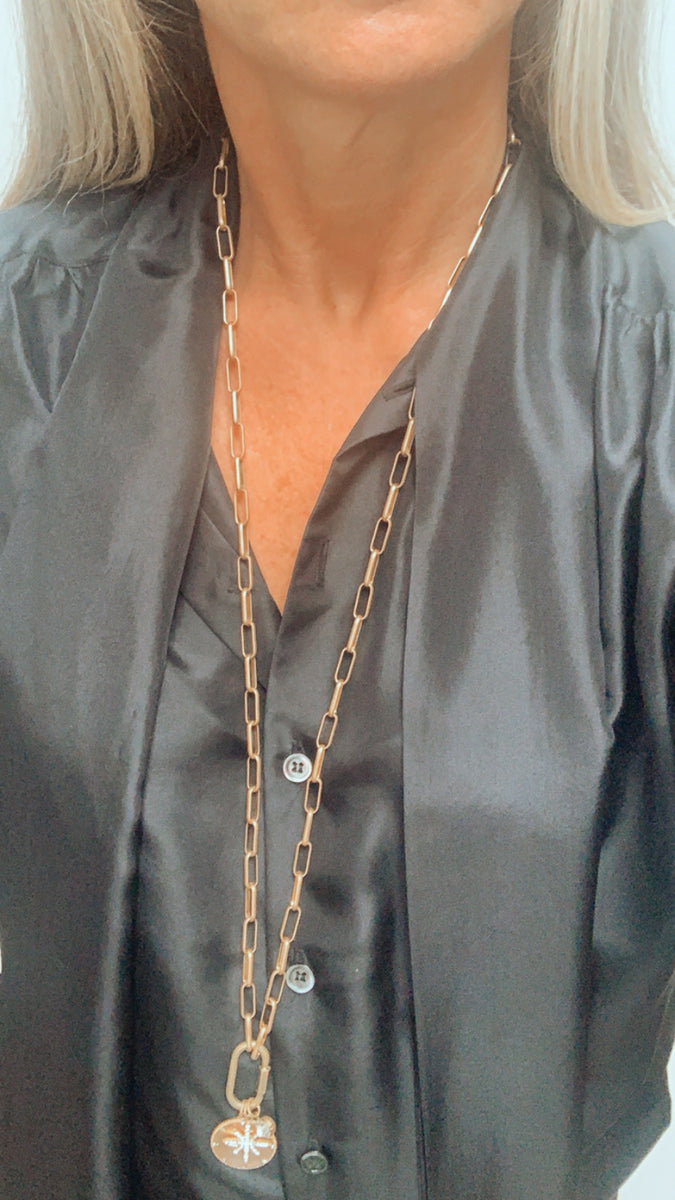 Long Loop Chain Pendant Necklace – Minsky London Ltd