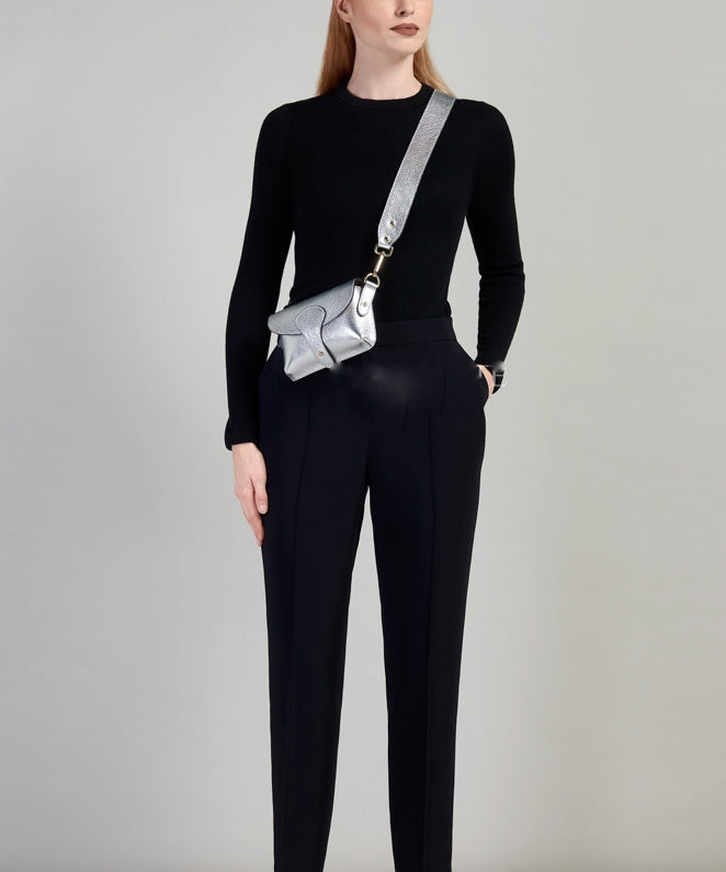 Mini Body Bag - Silver – Minsky London Ltd